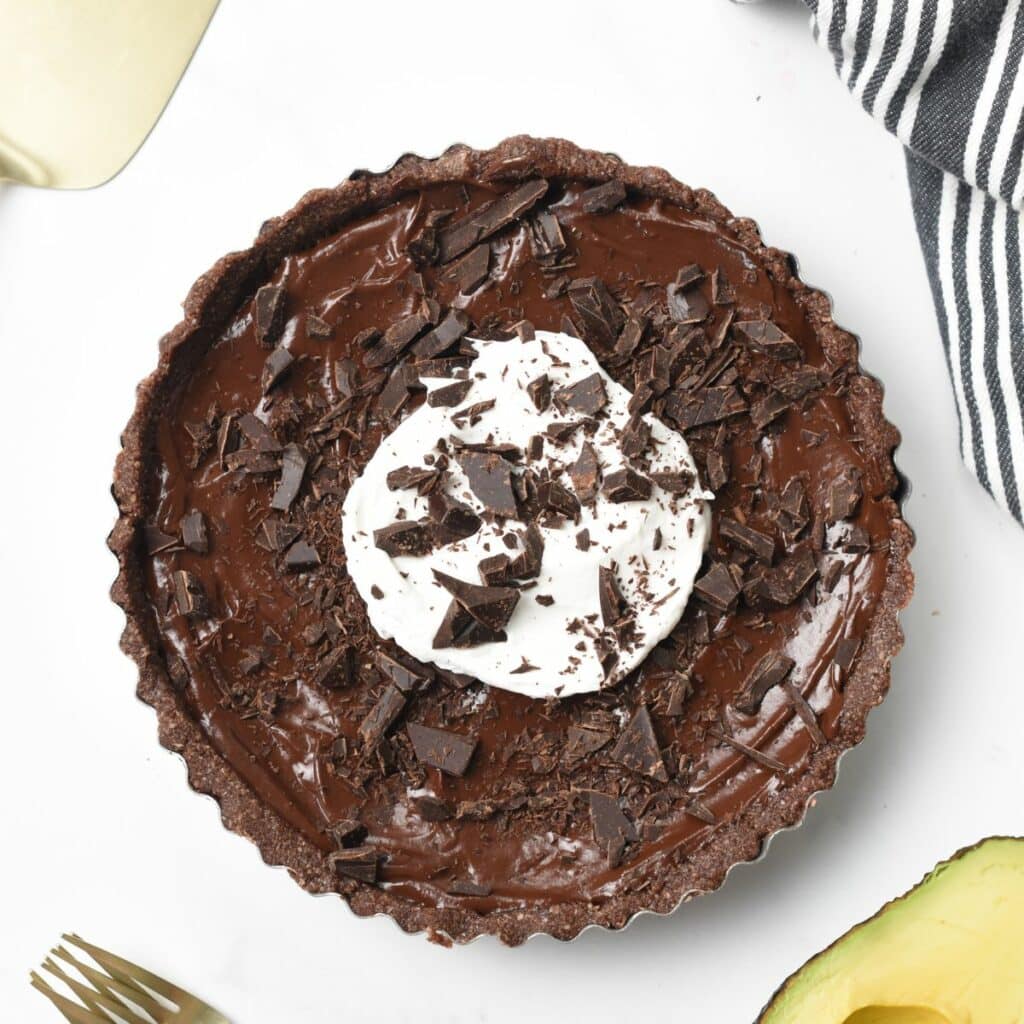 Chocolate Avocado Pie - The Conscious Plant Kitchen