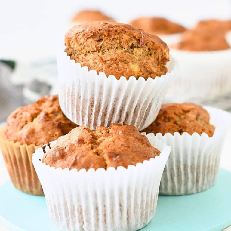 3-Ingredient Banana Muffins (No Eggs, No Dairy) - The Conscious Plant ...