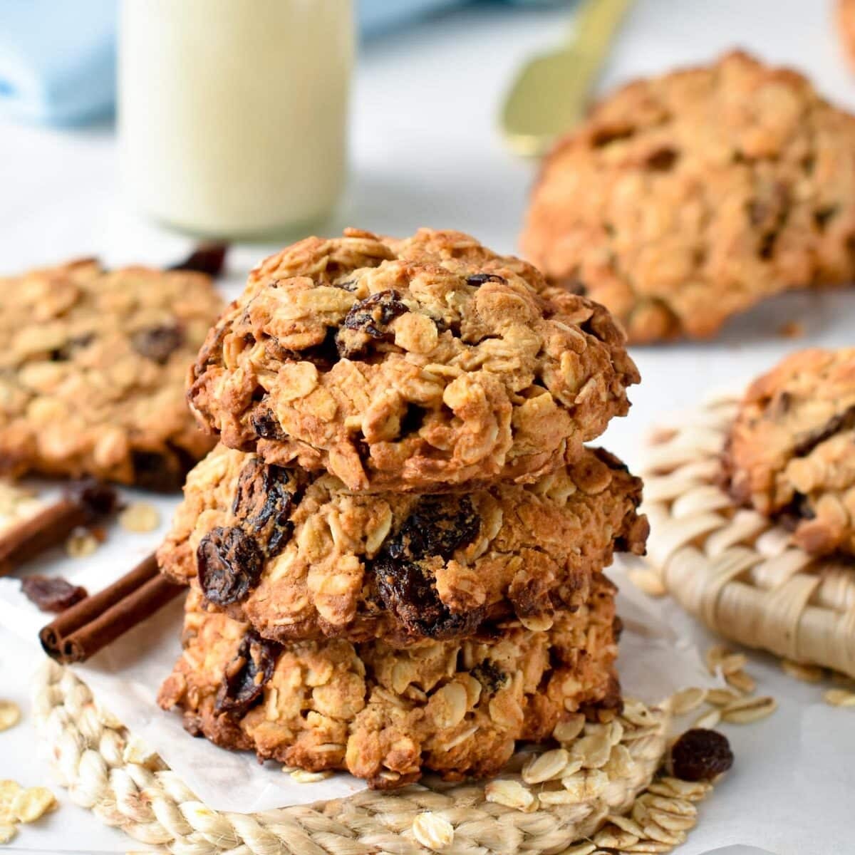 Healthy Oatmeal Cranberry Cookies (2x Less Sugar and Fat) - The ...