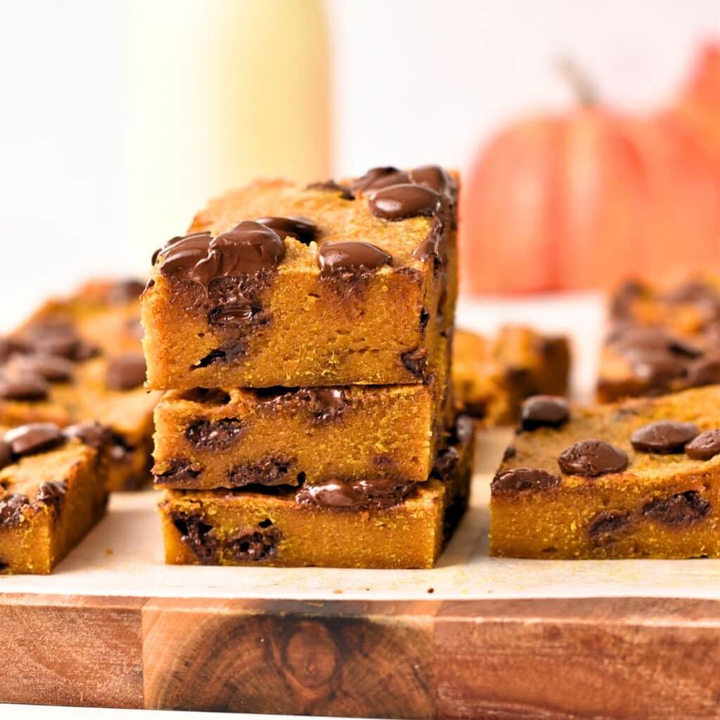 Pumpkin Brownie Bites (4 Ingredient, No Eggs, No Flour) - The Conscious ...