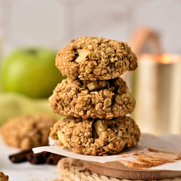 Healthy Apple Cookies (No Eggs, No Dairy, 4 Ingredients) - The ...