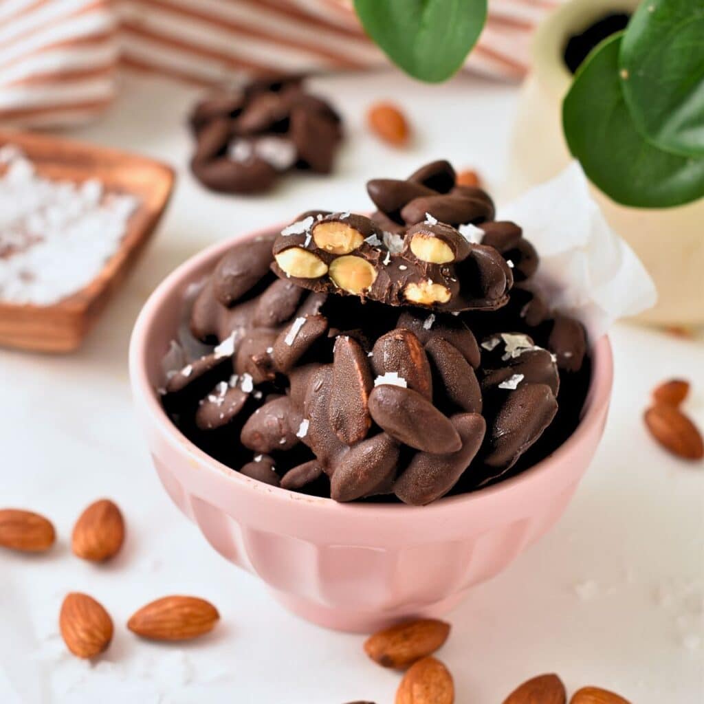 Almond Clusters (3 Ingredients, Low-Sugar) - The Conscious Plant Kitchen
