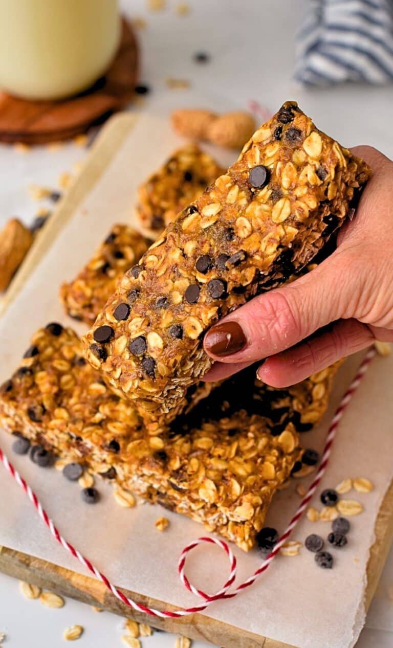 Healthy Homemade Granola Bars (4 Ingredients, 7g Protein) - The ...