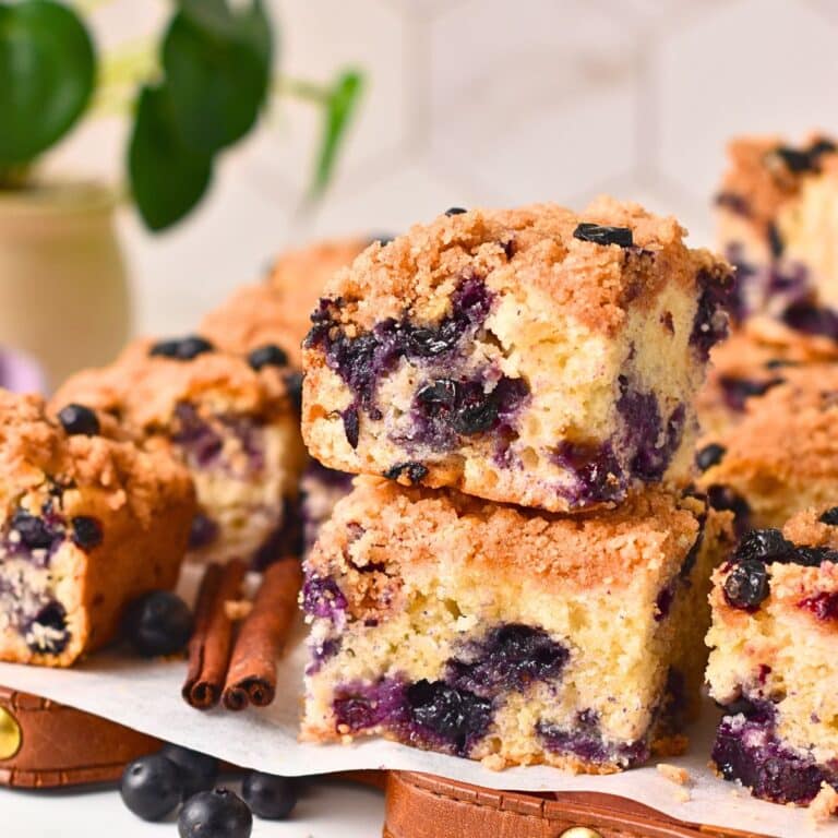Blueberry Coffee Cake (With Yogurt) - The Conscious Plant Kitchen