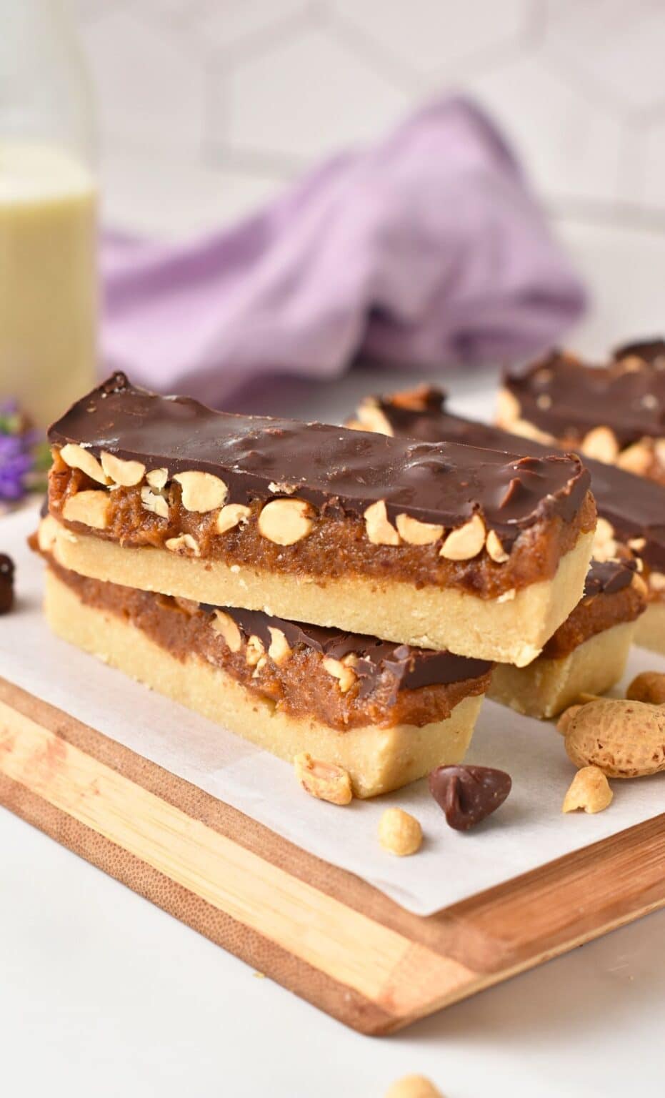 Healthy Snickers (No-Bake, 7g Protein, Gluten-Free) - The Conscious ...