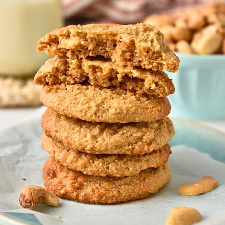 Cashew Cookies (3 Ingredients) - The Conscious Plant Kitchen