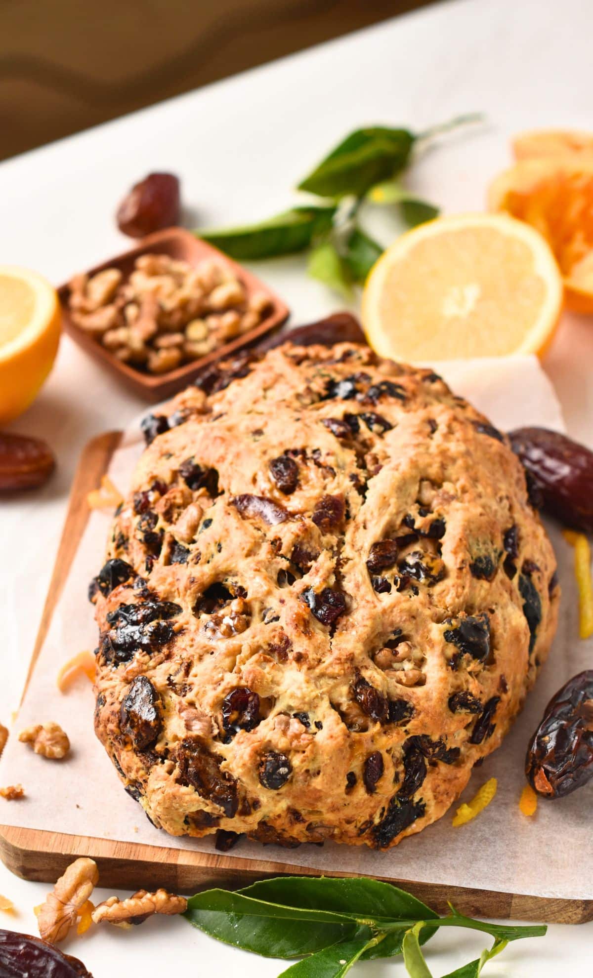 Dried Fruit Bread (No Added Sugar, 10-Min Prep) - The Conscious Plant Kitchen
