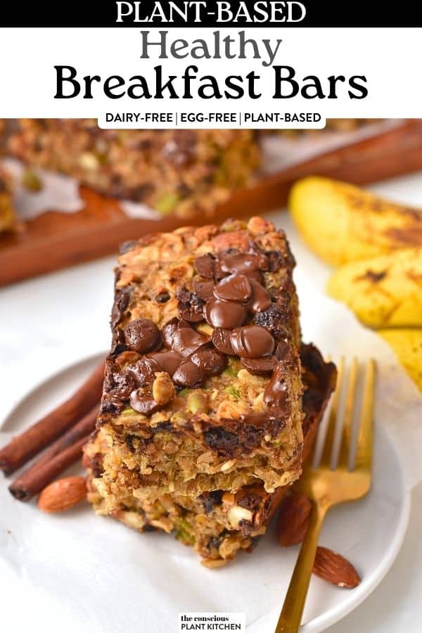 Healthy Breakfast Bars (11g Protein, No Added Sugar) - The Conscious ...