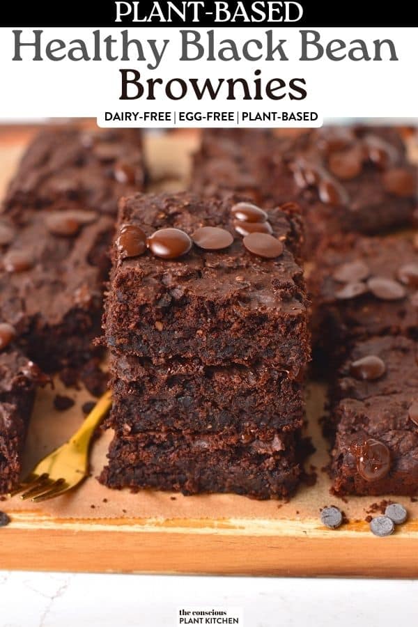 Healthy Black Bean Brownies (No Refined Sugar, 130 Calories) - The ...